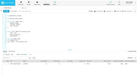 Zero To Snowflake Importing Data With Code Via Snowsql Interworks