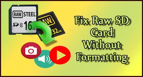 How To Fix Raw Sd Card Without Formatting 2024 Guide