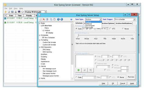 Syslog Message Monitoring Solarwinds Kiwi Syslog Server