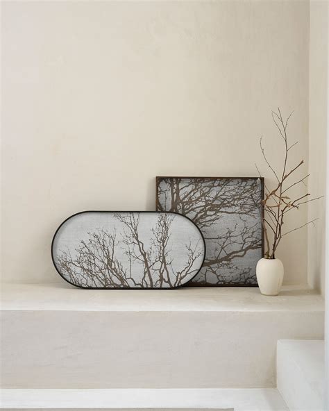 Classic Tray Collection Bronze Mirror Tray Square L Architonic