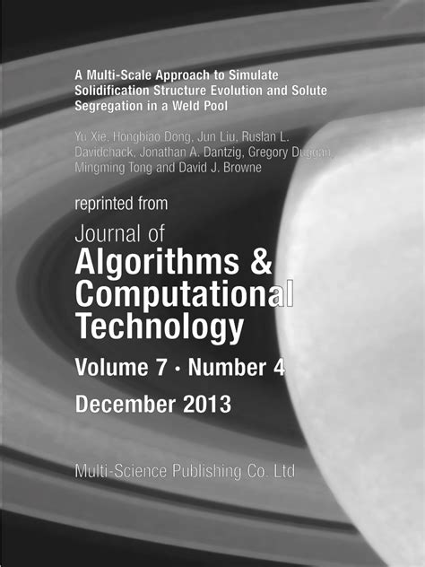Pdf A Multi Scale Approach To Simulate Solidification Structure Evolution And Solute