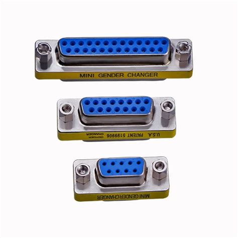 Mini Gender Changer Adapter DB DB DB RS Serial Port Com Connector Female Male