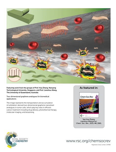 Pdf Cheminform Abstract Two Dimensional Graphene Analogues For Biomedical Applications