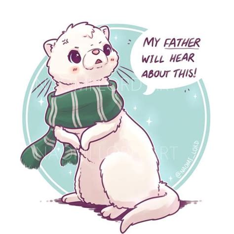 Ferret Draco Stickers Andor Print Harry Potter Drawings Cute Harry Potter Harry Potter Anime