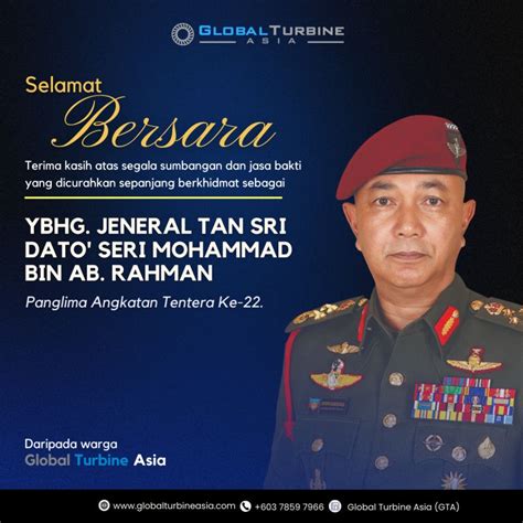 [selamat Bersara Dan Terima Kasih] Selamat Bersara Jeneral Tan Sri Dato Seri Mohammad Bin Ab