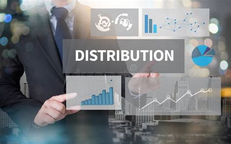 Distribution Analysis Graph Stock Image Image Of Training Market