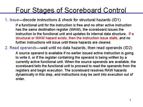lecture 6 dynamic scheduling with scoreboarding and tomasulo