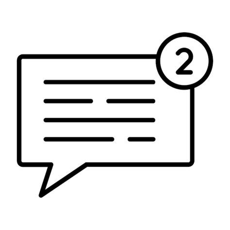 Premium Vector Generic Detailed Outline Message Icon Premium Vector Generic Detailed Outline Message Icon