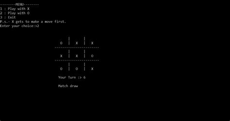 Tic Tac Toe Program Devpost