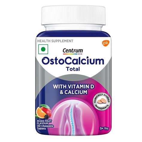 Centrum Ostocalcium Total With Vitamin D And Calcium 30 Tablet Clickoncare