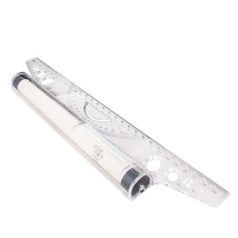 Utoolmart Rolling Parallel Ruler Balancing Scale Multi Purpose Drawing Measuring Tool 30cm