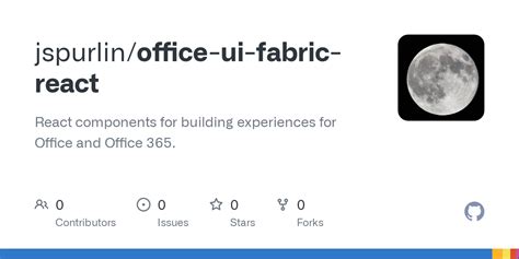Github Jspurlinoffice Ui Fabric React React Components For Building Experiences For Office