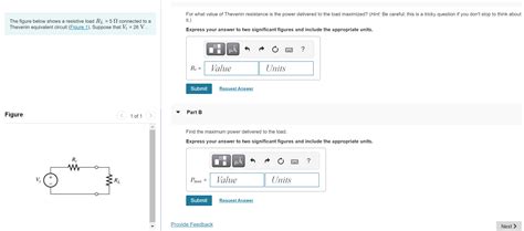 Solved The Figure Below Shows A Resistive Load Rl5Ω