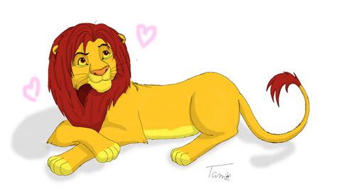 Adult Simba By TammiCat On DeviantArt