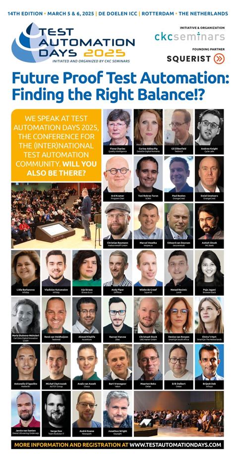 It News From Ckc Seminars On Linkedin Speakers Testautomation Tadnl Ta Automation Test