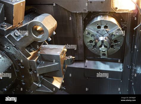 Spindle And Turret Lathe Part Machining Revolution Automated Cnc Lathe Machined Indecober