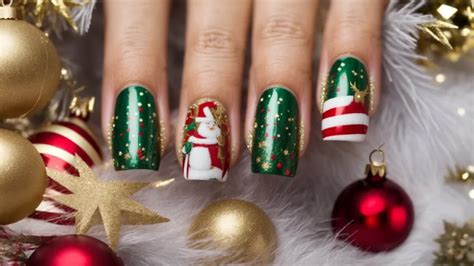 30 Festive Christmas Nail Art Ideas For The Holiday Season