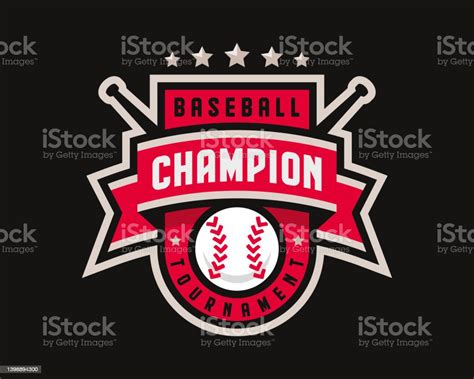 야구 로고 디자인 디자인에 대 한 편집 가능한 엠블럼 토너먼트 템플릿 야구에 대한 스톡 벡터 아트 및 기타 이미지 야구 야구공 로고 Istock