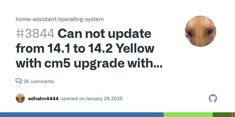 Can Not Update From 141 To 142 Yellow With Cm5 Upgrade With Ssd And Mmc · Issue 3844 · Home