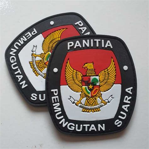 Patch Rubber Logo Pps Panitia Pemungutan Suara Pemilihan Umum