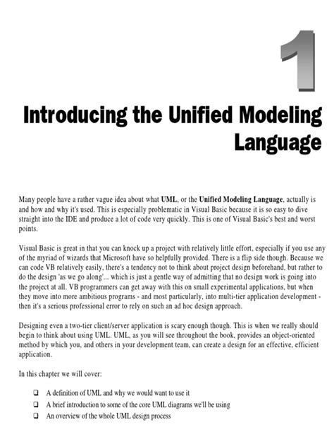 Vb6 Uml Design And Development Wrox Press Pdf Unified Modeling