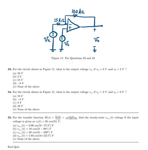 Solved Figure 11 For Questions 33 And 34 33 For The