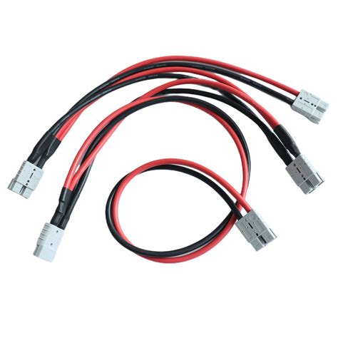 Custom 50a Forklift Battery Dc Power Plug With High Flexible Silicone