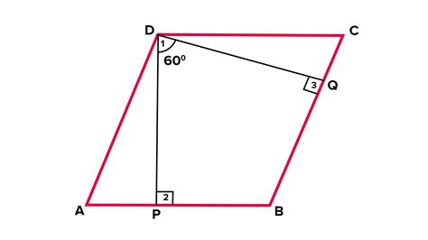 The Angle Between Two Altitudes Of A Parallelogram Through The Vertex
