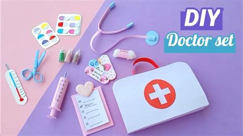How To Make Paper Doctor Setdiy Doctor Set With Paper Paper Toys