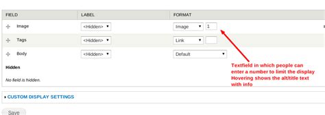 Limit The Number Of Fields To Display 1234624