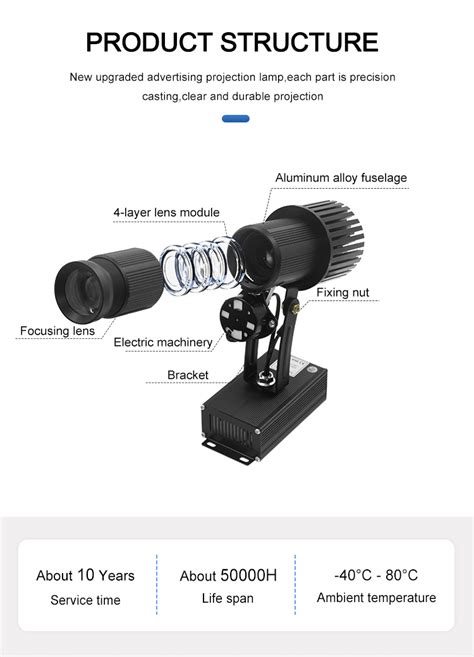 35w 블랙 실내 Led 로고 라이트저렴한 가격 35w 블랙 실내 Led 로고 라이트 구매