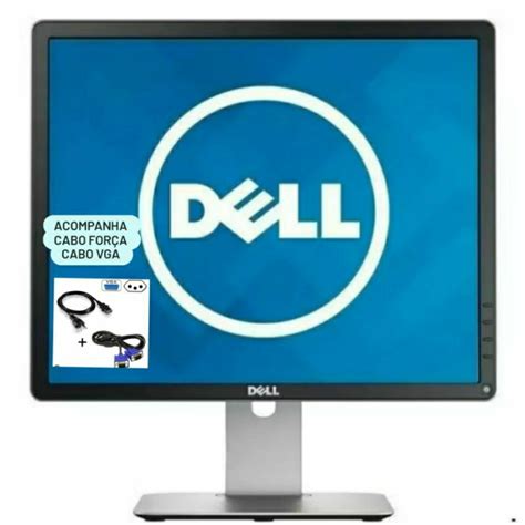 Monitor Dell 19 ` Led Pretocinza Vga Kit Cabos Força E Vga Shopee Brasil