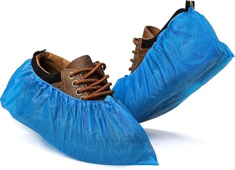 Fuxury 100 Pack 50 Pairs Disposable Booties For Shoes Covers
