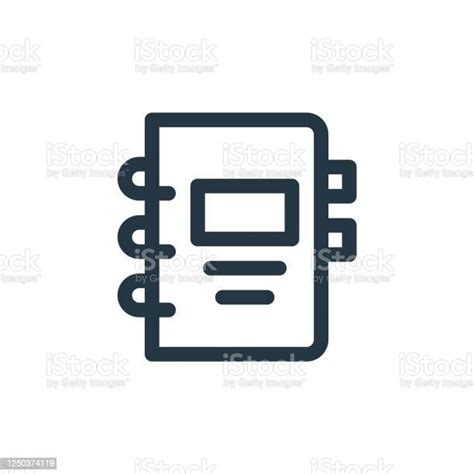 노트북 벡터 아이콘입니다 노트북 편집 가능한 스트로크 웹 및 모바일 앱 로고 인쇄 매체에 사용할 수 있는 노트북 선형 기호입니다 얇은 선 그림 벡터 격리 된 윤곽선