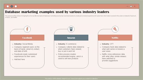 Database Marketing Examples Used By Using Customer Data To Improve Mkt Ss V Ppt Example