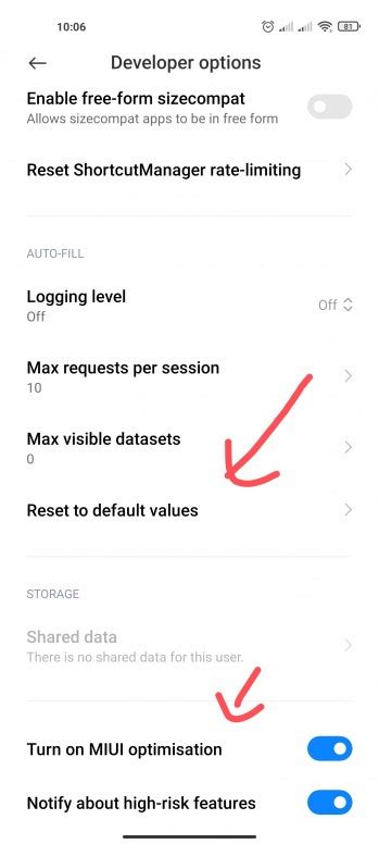 Miui Optimization Missing From Developer Options Try This Workaround