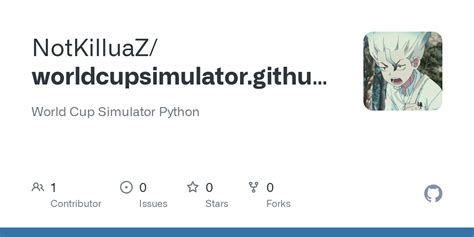 GitHub NotKilluaZ Worldcupsimulator Github Io World Cup Simulator Python