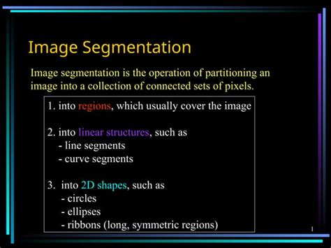 Image Segmentation With Fundamentals Point Line And Edge Detection