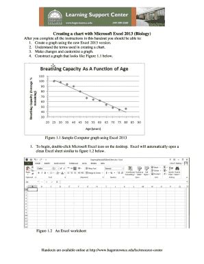 Fillable Online Creating A Chart With Microsoft Excel Biology Fax Email Print PdfFiller