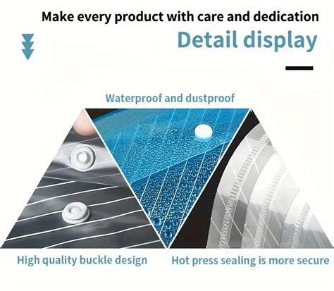 투명 Abs 플라스틱 A4 파일 홀더 스냅 버튼 잠금 사무실 및 학교 사용을 위한 방수 Temu Republic Of Korea