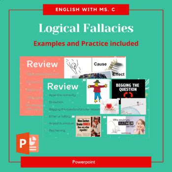 Logical Fallacies PowerPoint By English With Ms C TPT