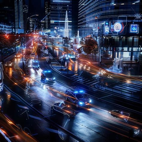 Smart Emergency Response System In Public Safety IoT Premium AI Generated Image