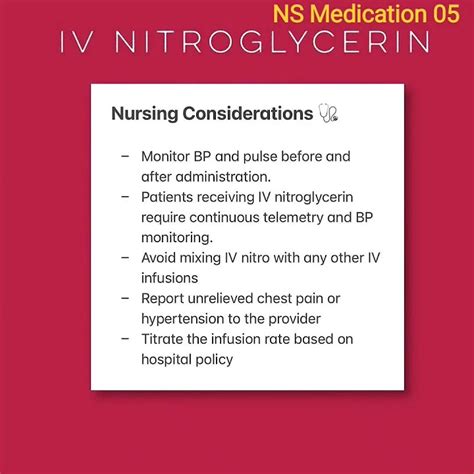 Video Nitroglycerin Moa Use Contraindication Ns Medication 05