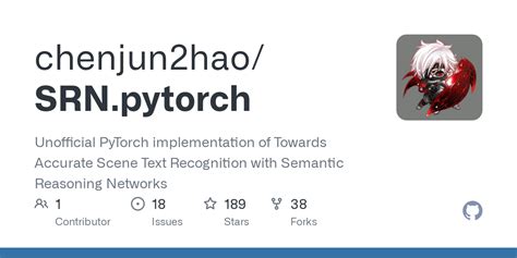 GitHub Chenjun Hao SRN Pytorch Unofficial PyTorch Implementation Of Towards Accurate Scene