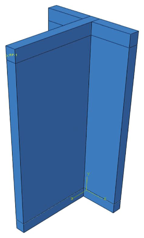 Finite Element Model Of Wall A T 2 Steel Skeleton Model B Overall