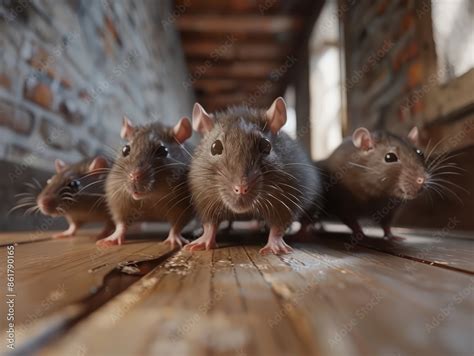 Rat Infestation Poses A Significant Issue Concept Pest Control