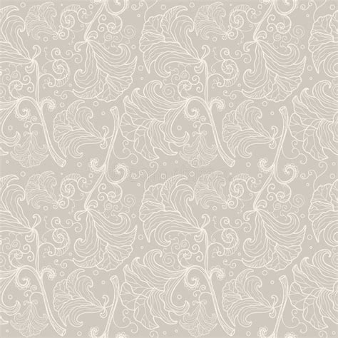 Abstract Seamless Floral Pattern Contour Stock Vector Illustration Of Love Graphic 40795675