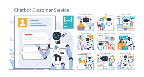 Chat Bot Set Ai Powered Customer Service Online Consultation With