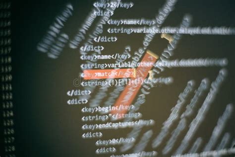 Abstract Computer Script Code Programming Code Screen Of Software Developer Software