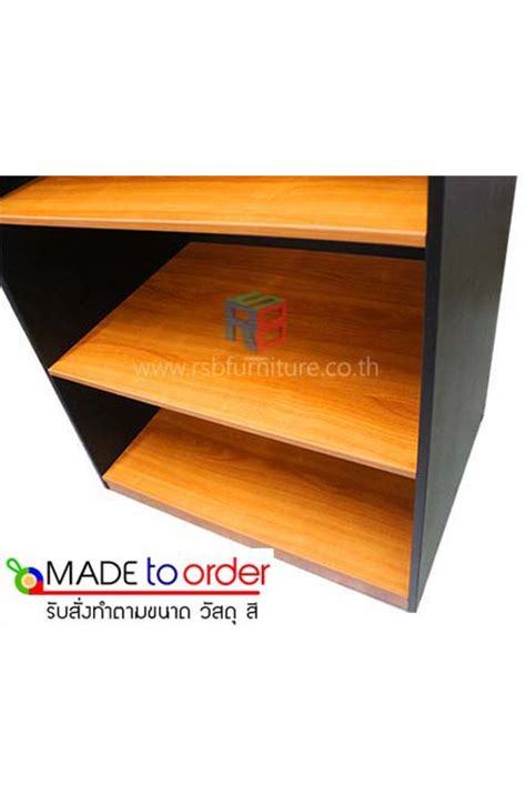 ตู้เอกสารสูงโล่ง 5 ชั้น เมลามีน ขนาด 80 X 40 สูง 200 Cm รหัส 159 โต๊ะทำงาน โต๊ะคอมพิวเตอร์